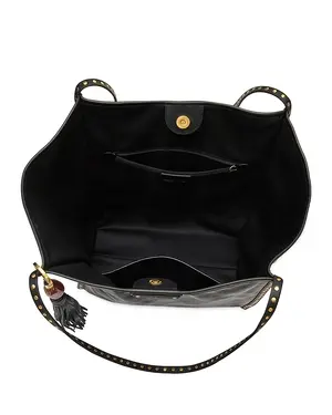 Rebecca Minkoff Dylan Large Studded Leather Tote - Black