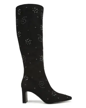 Sam Edelman Sylvia Bloom Beaded Knee High Boots