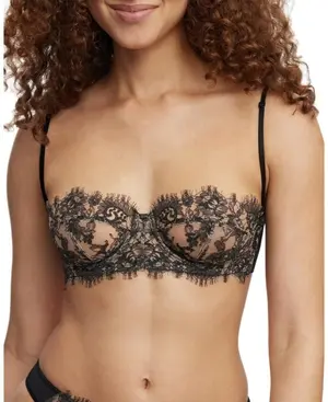 SKARLETT BLUE Entice Strapless Multi-way Underwire Bra - Black/nylon
