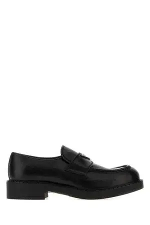 Prada Leather Chocolate Loafers
