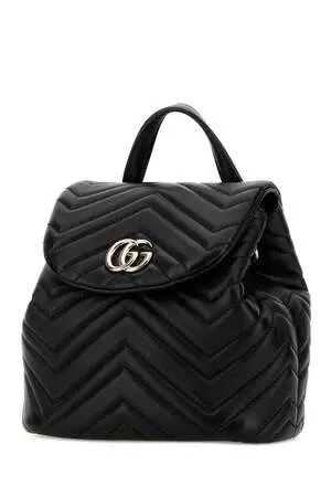 Gucci Leather Mini Gg Marmont Backpack