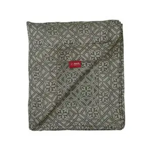 PATER ET FILIUS Olive Grove Giant Beach Throw The Rivage Linen Collection - Green
