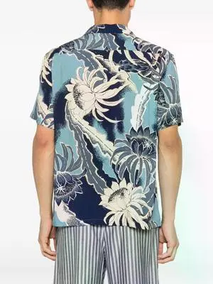 JW Anderson Floral-print Camp-collar Shirt