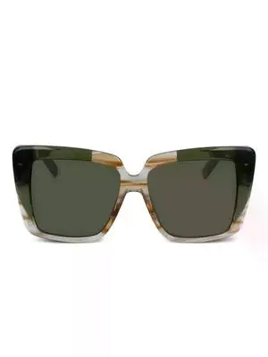 FERRAGAMO Striped Cat-eye Sunglasses