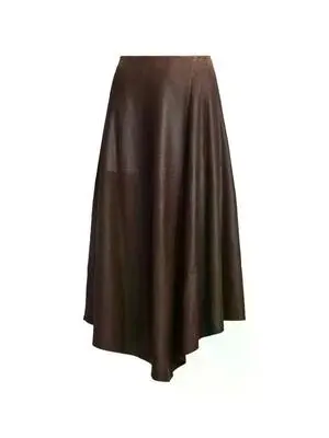 Ralph Lauren Cecilie Asymmetric Skirt - Brown
