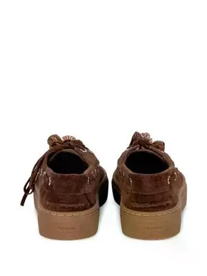 D.a.t.e. Caletta Tassel-detail Suede Derby Shoes