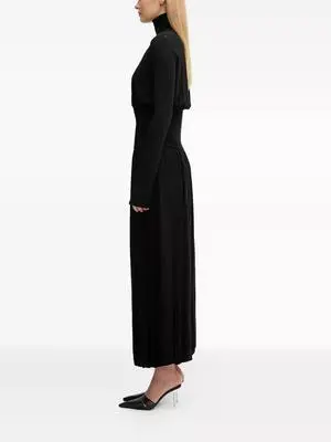 Sportmax Long-sleeve Midi Dress