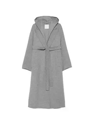 Sportmax Hooded Belted Coat