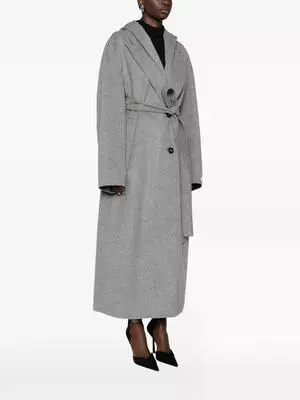 Sportmax Hooded Belted Coat