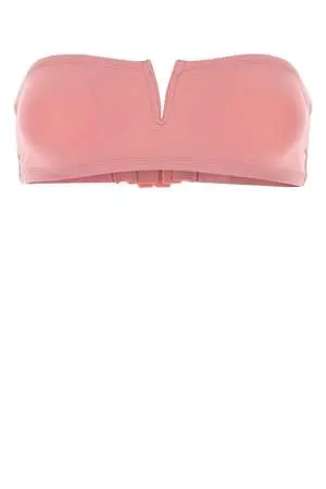 ERES Stretch Nylon Arcade Bikini Top - Pink