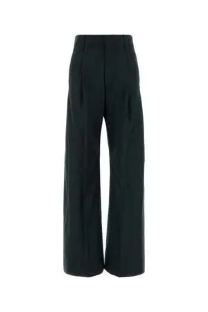 Victoria Beckham Bottle Wool Ethel Palazzo Pant