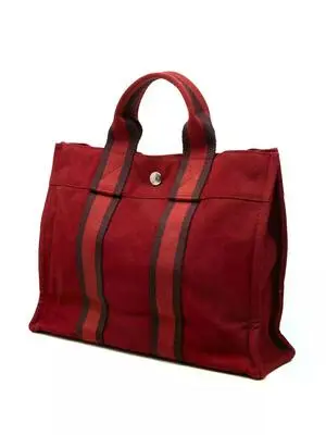 Hermès 20th Century Canvas Fourre Tout Pm Tote Bag