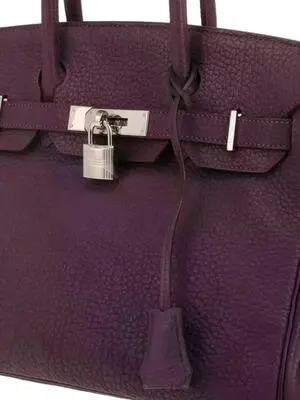 Hermès 2011 30 Birkin Tote Bag - Purple