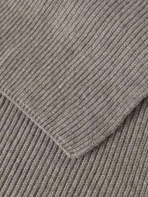 Johnstons Of Elgin Ribbed Cashmere Scarf