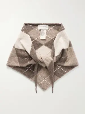 Johnstons Of Elgin Clan Argyle Cashmere Scarf