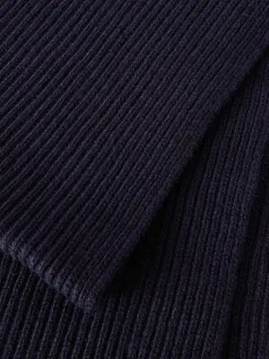 Johnstons Of Elgin Ribbed Cashmere Scarf