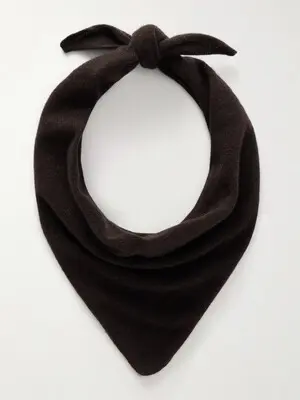 Johnstons Of Elgin Reel Cashmere Scarf - Brown