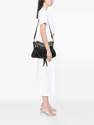 Chloé 2012 Medium Leather Marcie Satchel - Black