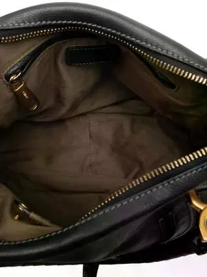 Chloé 2012 Medium Leather Marcie Satchel - Black