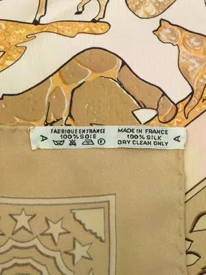 Hermès 20th Century Early America Silk Scarf 90 Scarves - Neutrals