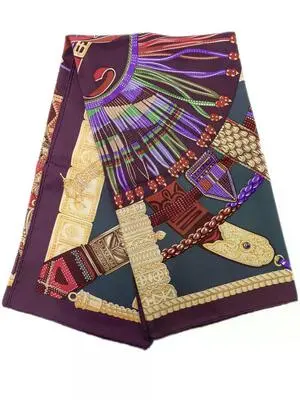 Hermès 1980-2000 Ceintures Et Liens Silk Scarf 90 Scarves - Purple