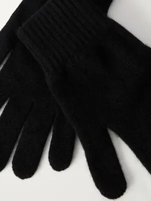 Johnstons Of Elgin Patrick Cashmere Gloves - Black