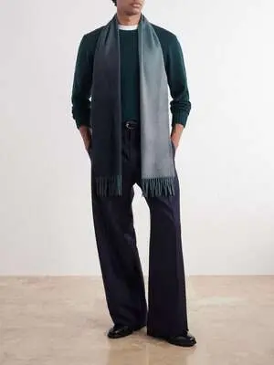 Johnstons Of Elgin Umbra Fringed Cashmere Scarf