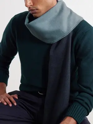 Johnstons Of Elgin Umbra Fringed Cashmere Scarf