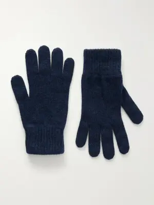 Johnstons Of Elgin Johnstons Of Elgin - Patrick Cashmere Gloves - Men - Blue Blue