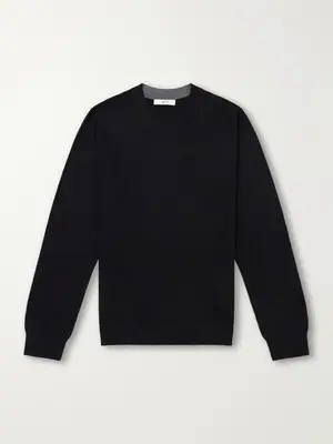 Mr P. Cashmere And Silk-blend Sweater - Black