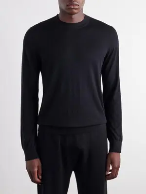 Mr P. Cashmere And Silk-blend Sweater