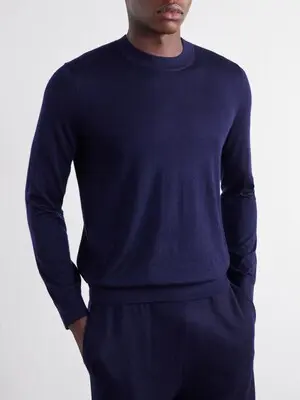 Mr P. Cashmere And Silk-blend Sweater
