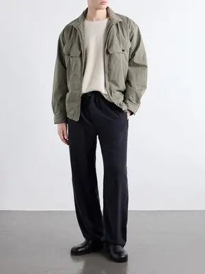 SECOND / LAYER Distressed Waffle-knit Wool And Cashmere-blend Sweater