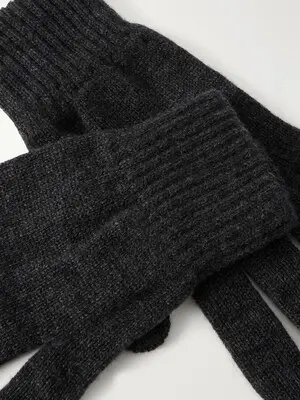 Johnstons Of Elgin Patrick Cashmere Gloves - Gray