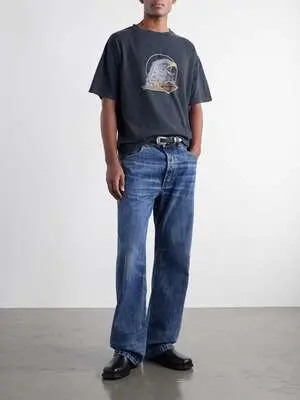 REMI RELIEF Davidson County Printed Cotton-jersey T-shirt
