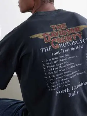 REMI RELIEF Davidson County Printed Cotton-jersey T-shirt
