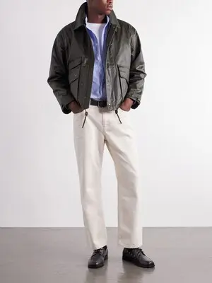 FRIZMWORKS Waxed-cotton Jacket