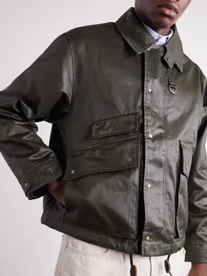 FRIZMWORKS Waxed-cotton Jacket