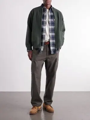 FRIZMWORKS Ribbed-knit Wool-blend Zip-up Cardigan