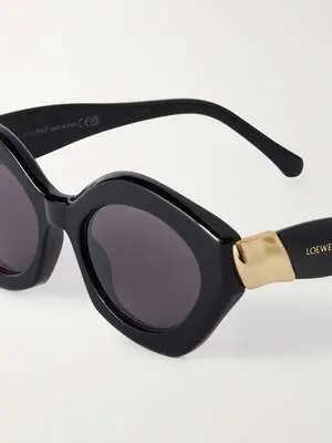 Loewe Coil Round-frame Acetate Sunglasses