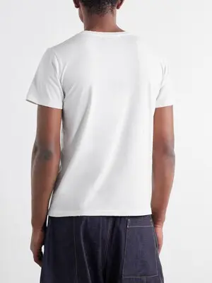 REMI RELIEF University Of Distressed Printed Cotton-jersey T-shirt