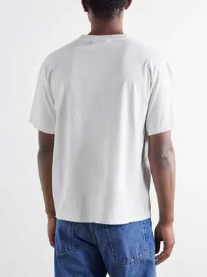 REMI RELIEF Make Art, Not War Printed Cotton-jersey T-shirt
