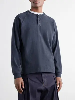 REMI RELIEF Distressed Cotton-jersey T-shirt