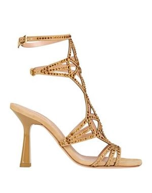 Alberta Ferretti Sandals Size Leather - Beige
