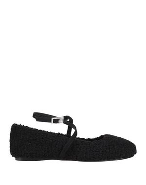 TWENTY FOUR HAITCH Ballet Flats Size Textile Fibers - Black