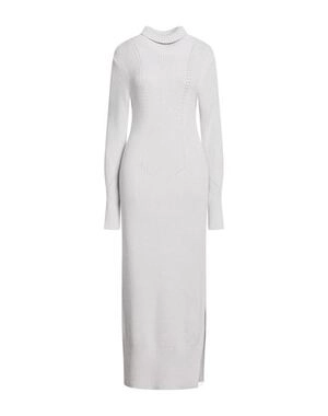 Patrizia Pepe Maxi Dress Light Size Viscose, Polyester, Polyamide - Grey
