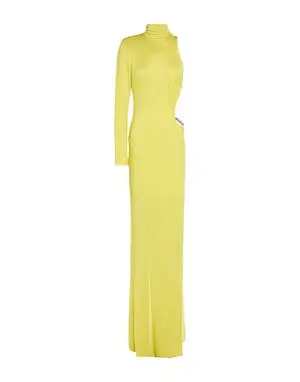 Elisabetta Franchi Red Carpet Maxi Dress Lime Size Viscose, Elastane - Green