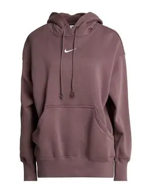 Nike Sweatshirt Chocolate Size Cotton, Polyester - Brown