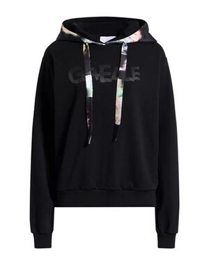 GAELLE PARIS Sweatshirt Size Cotton, Polyester, Elastane - Black