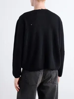 SECOND / LAYER Friends Waffle-knit Wool And Cashmere-blend Zip-up Sweater